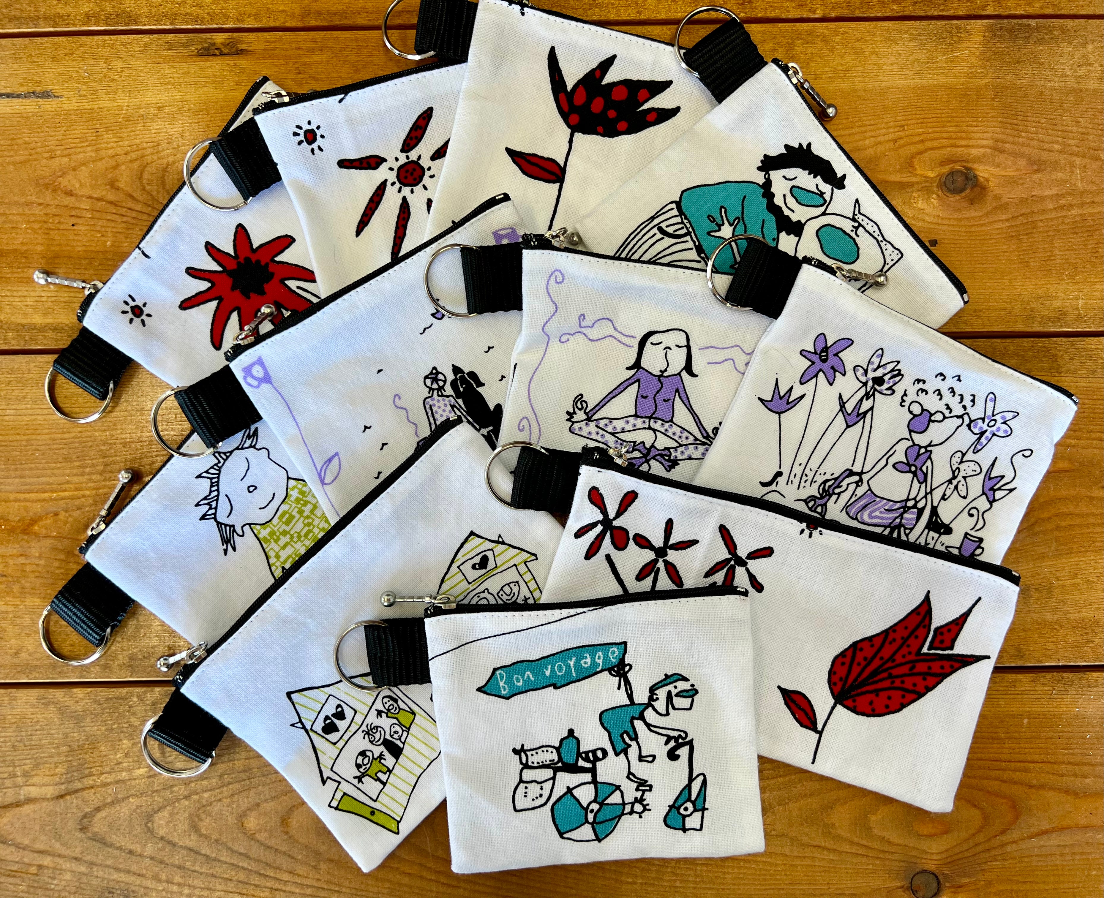 Mini Pouches – Sa Boothroyd Gallery