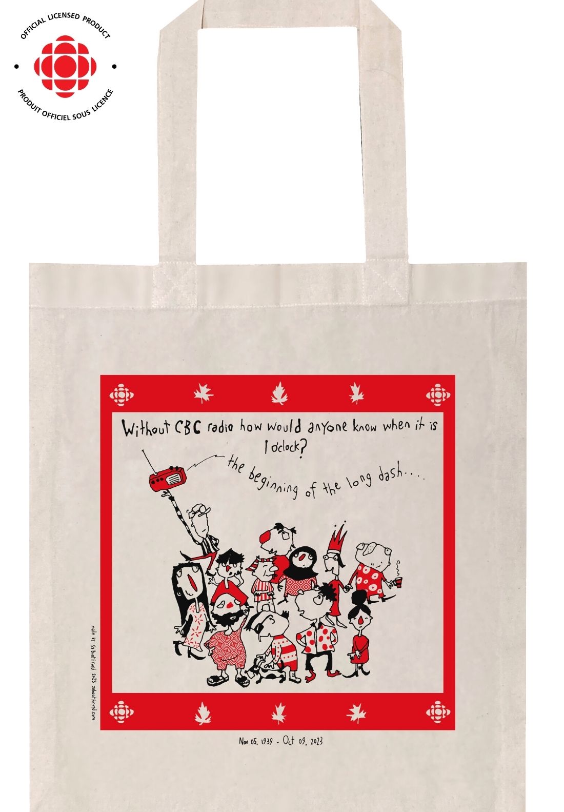 Bag - CBC The beginning of the long dash (10 o'clock, 11 o'clock, 1 o ...