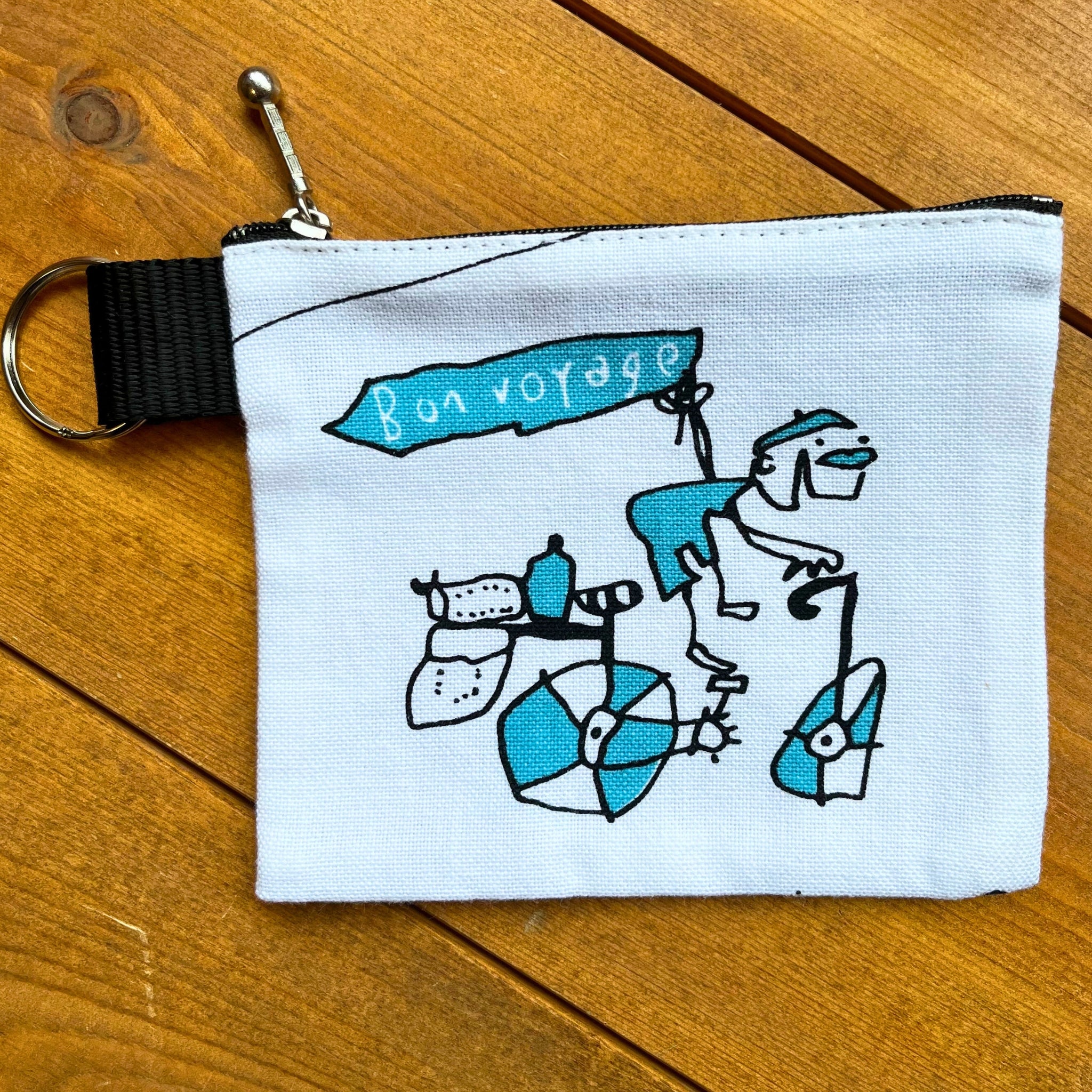 Mini Pouch - Bon voyage – Sa Boothroyd Gallery